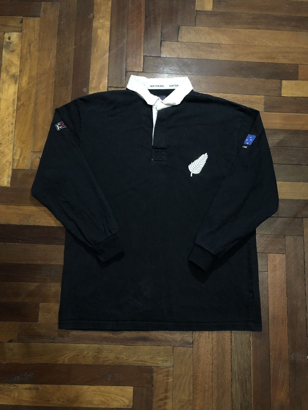 Vintage Vintage 90s Chak Sports All Blacks New Zealand Rugby Polo | Grailed
