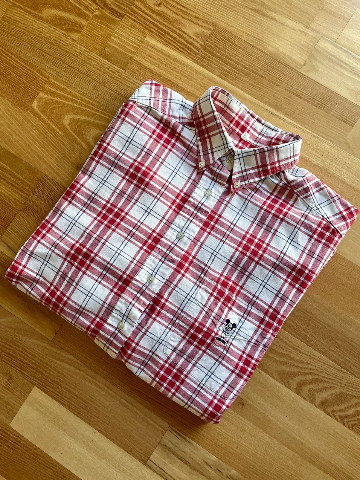 Vintage Donaldson Walt Disney Checked Mickey Mouse Shirt Vintage Y2K ...