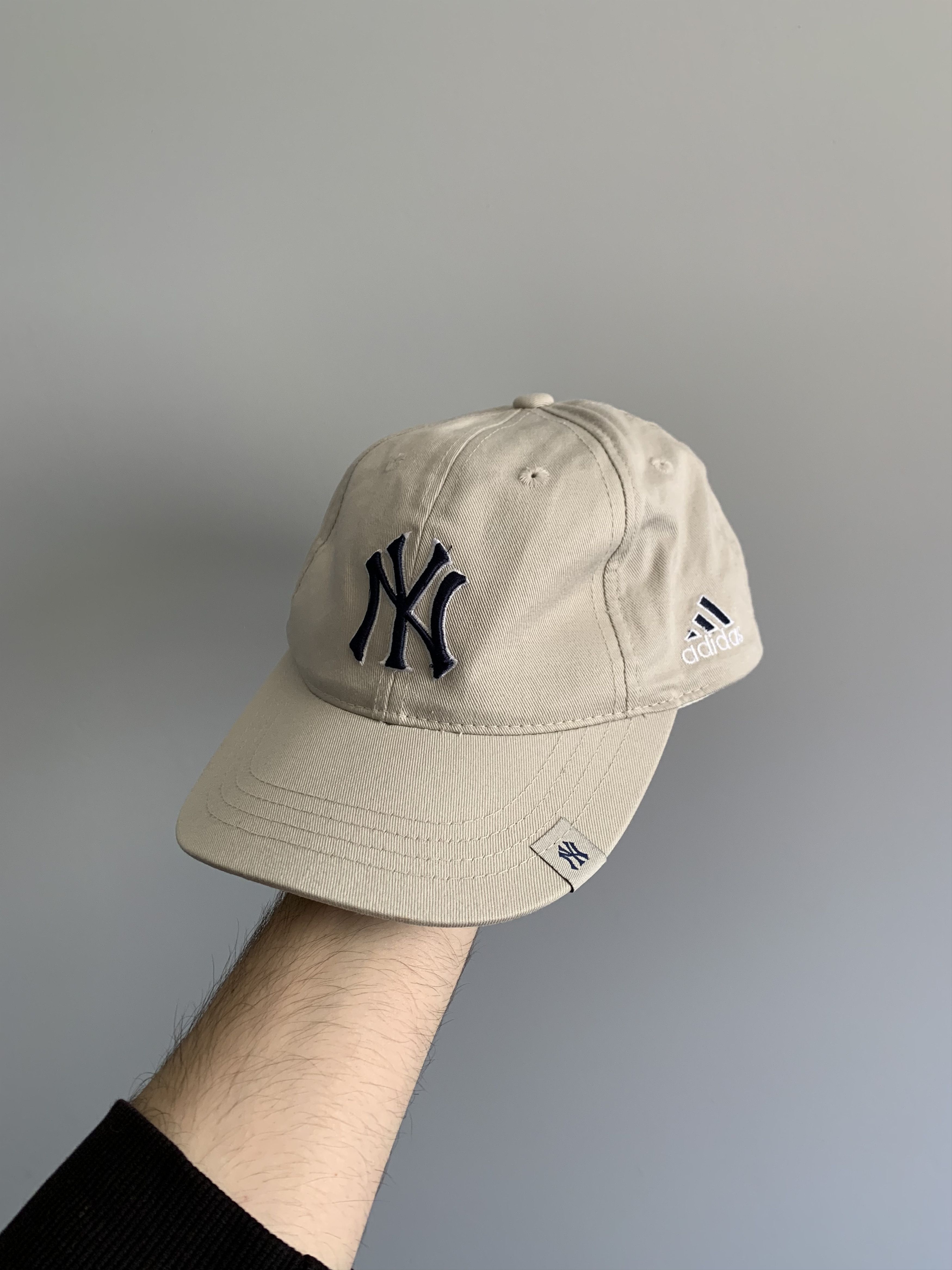 Adidas ⚾️Vintage Adidas Yankees Cap 3 Stripes Central Logo Cap MLB ...