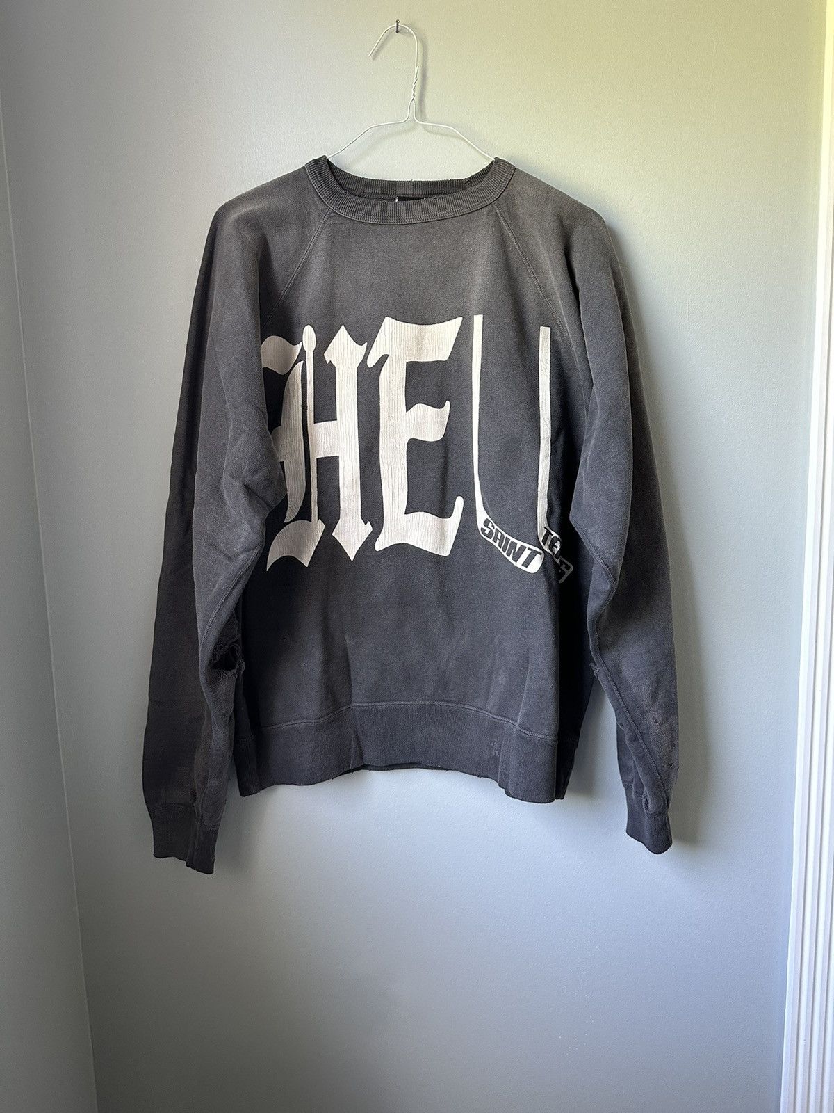 DENIM TEARS Saint Tears HeLL crewneck | Grailed