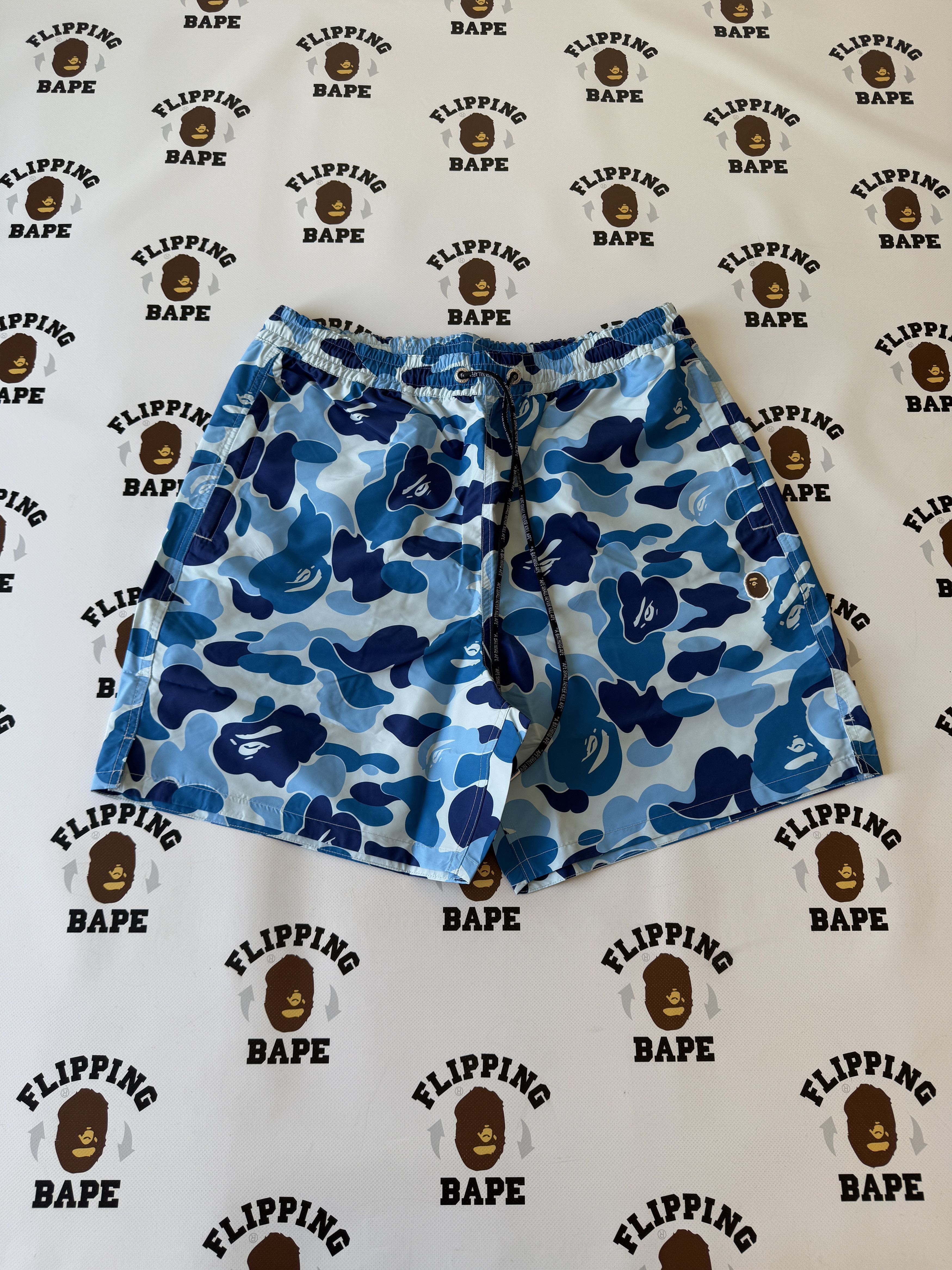 Bape BAPE ABC CAMO ONE POINT RELAXED FIT WATER SHORTS | Grailed