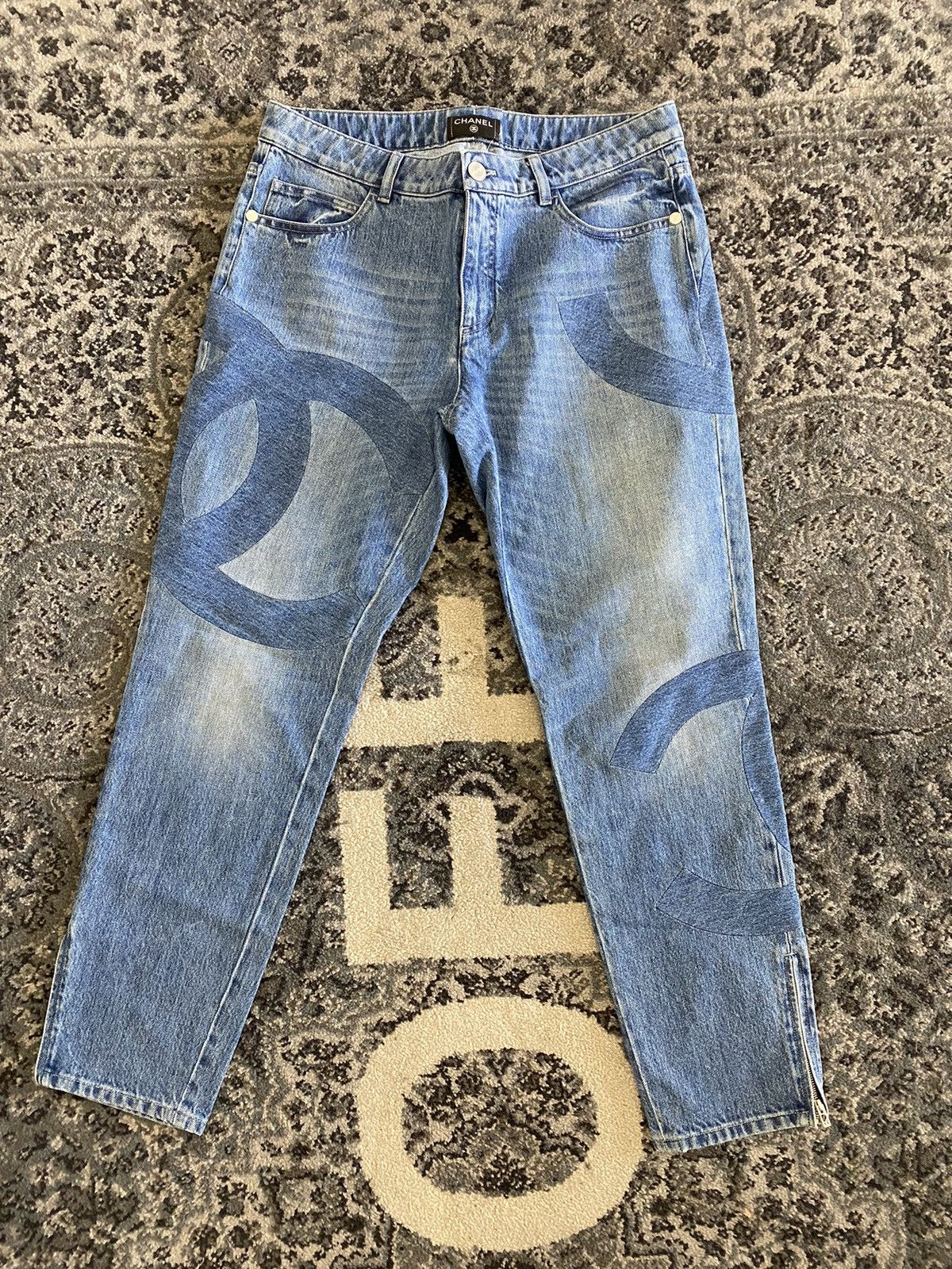 Chanel Chanel denim jeans vintage | Grailed