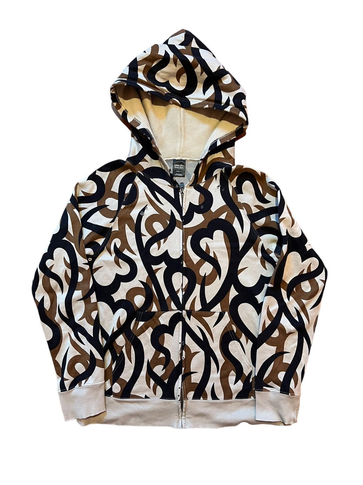 Japanese Brand × Number (N)ine NUMBER NINE TRIBAL ZIP UP HOODIE 🦁 | Grailed