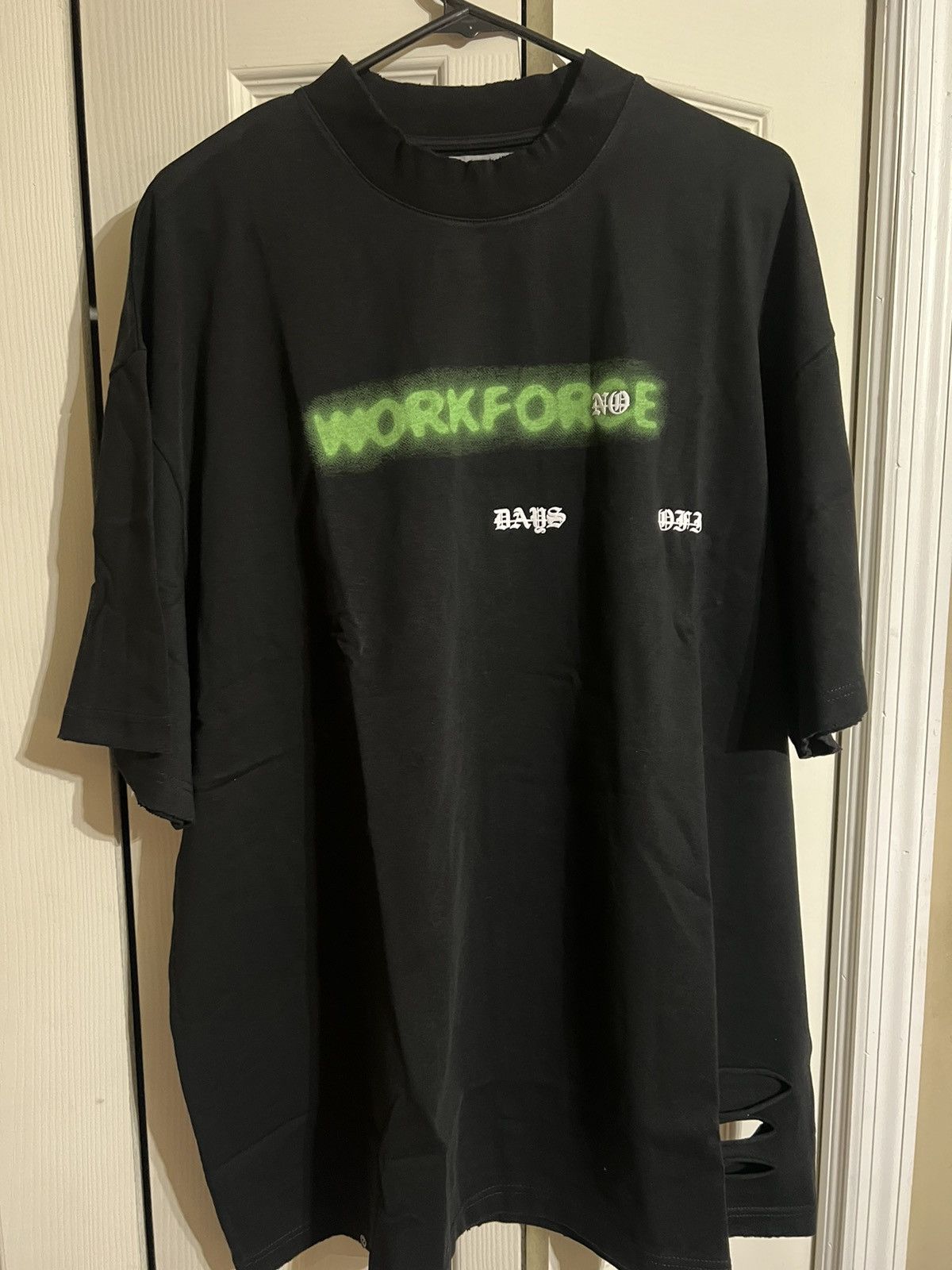 G59 Records Staff Workforce revival tee black/green XL | Grailed