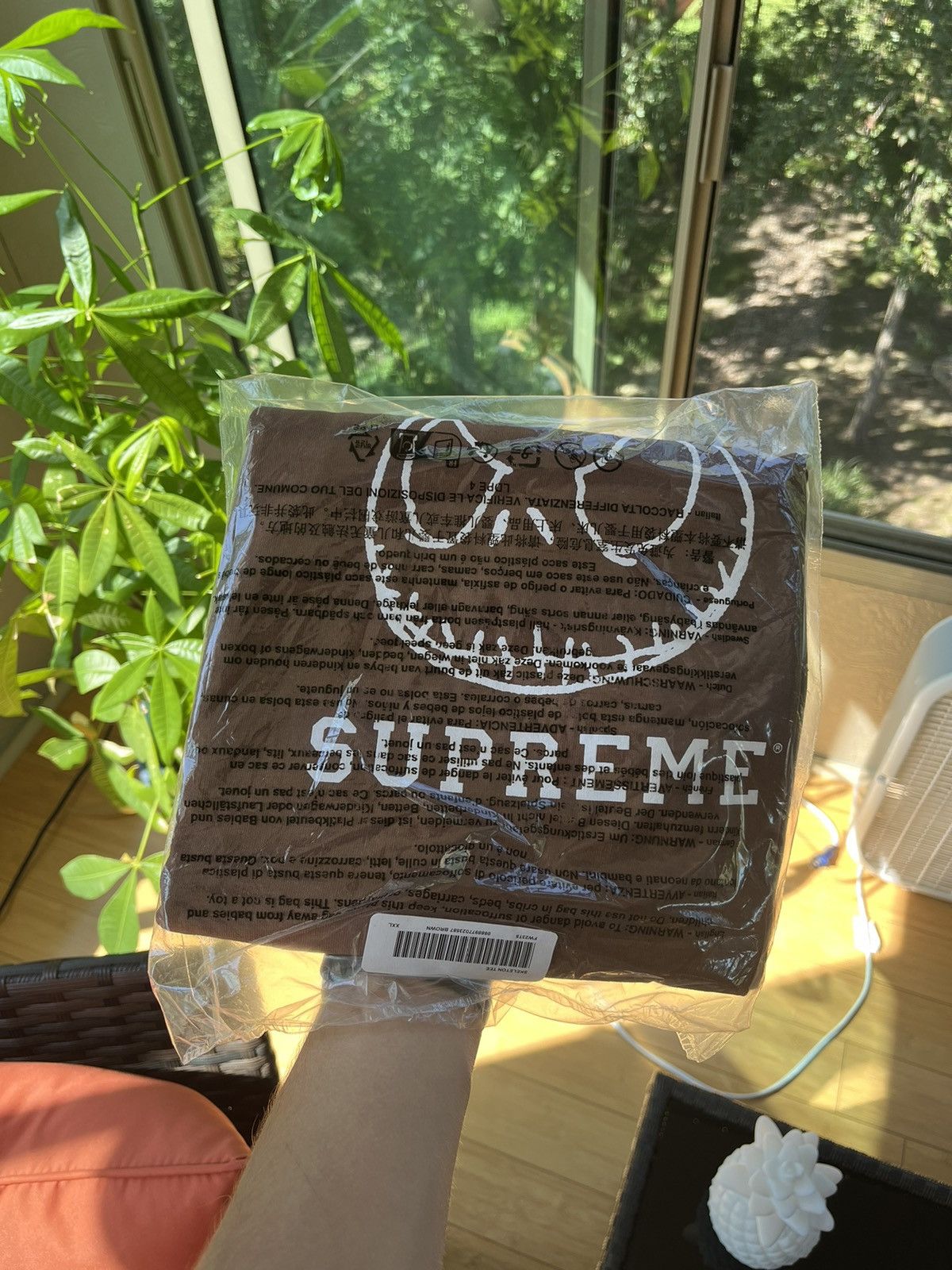 Disney × Supreme Supreme Skeleton Tee FW23 Brown | Grailed