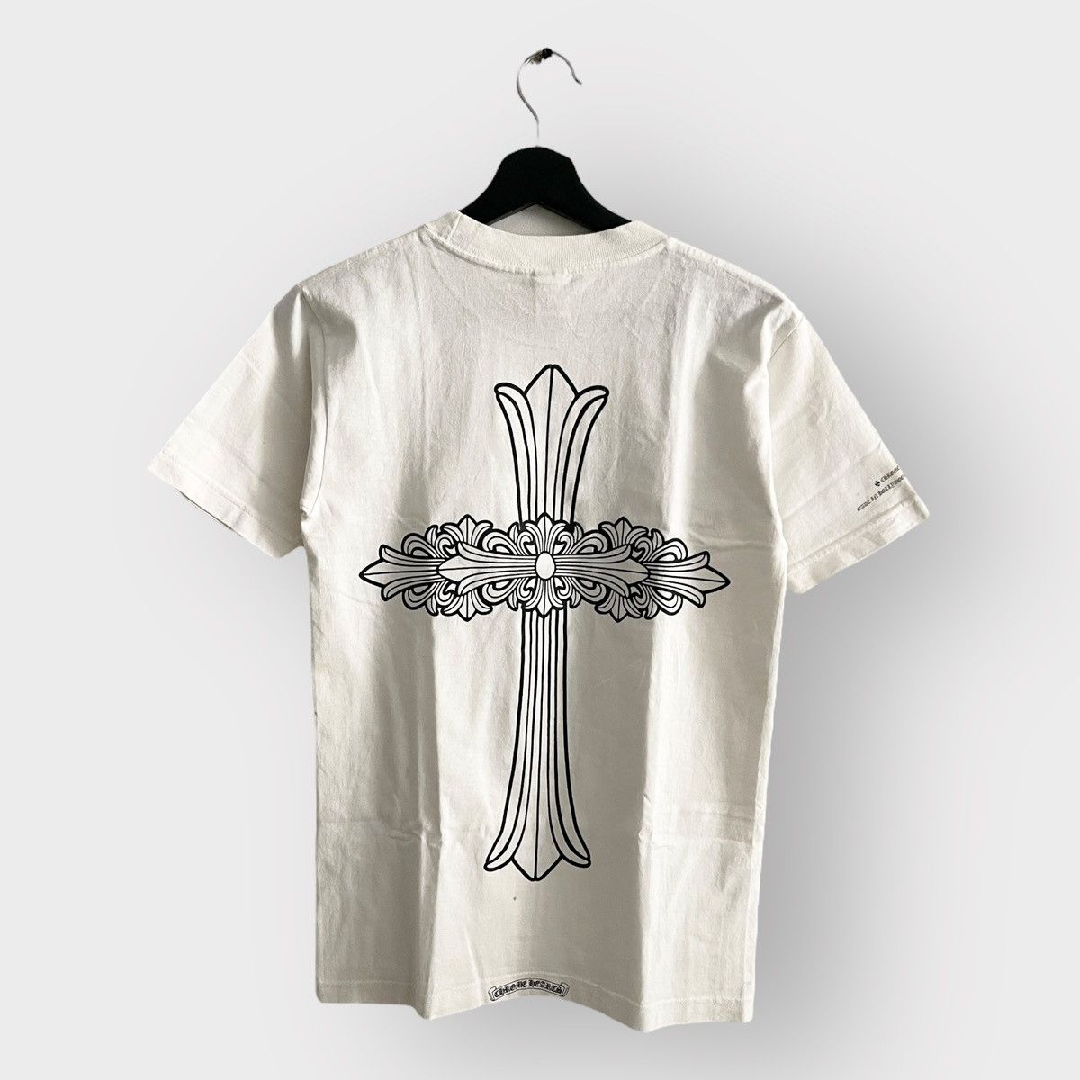Chrome Hearts STEAL! 2000s Chrome Hearts Jumbo Cross Scripts Pocket Tee ...