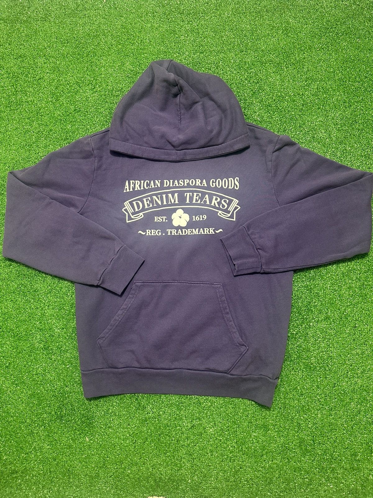 DENIM TEARS Denim Tears ADG Purple Hoodie | Grailed