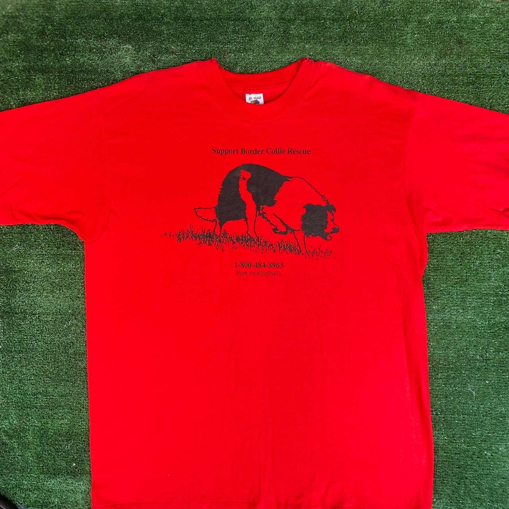 Fruit Of The Loom × Made In Usa × Vintage Vintage 90s Border Collie ...