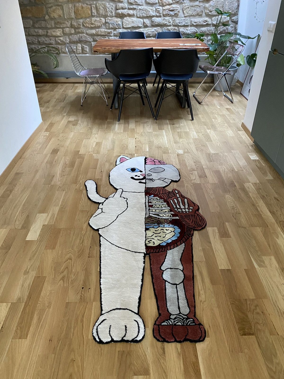 Rip N Dip Ripndip Nermal Anatomy rug - Limited Edition | Grailed