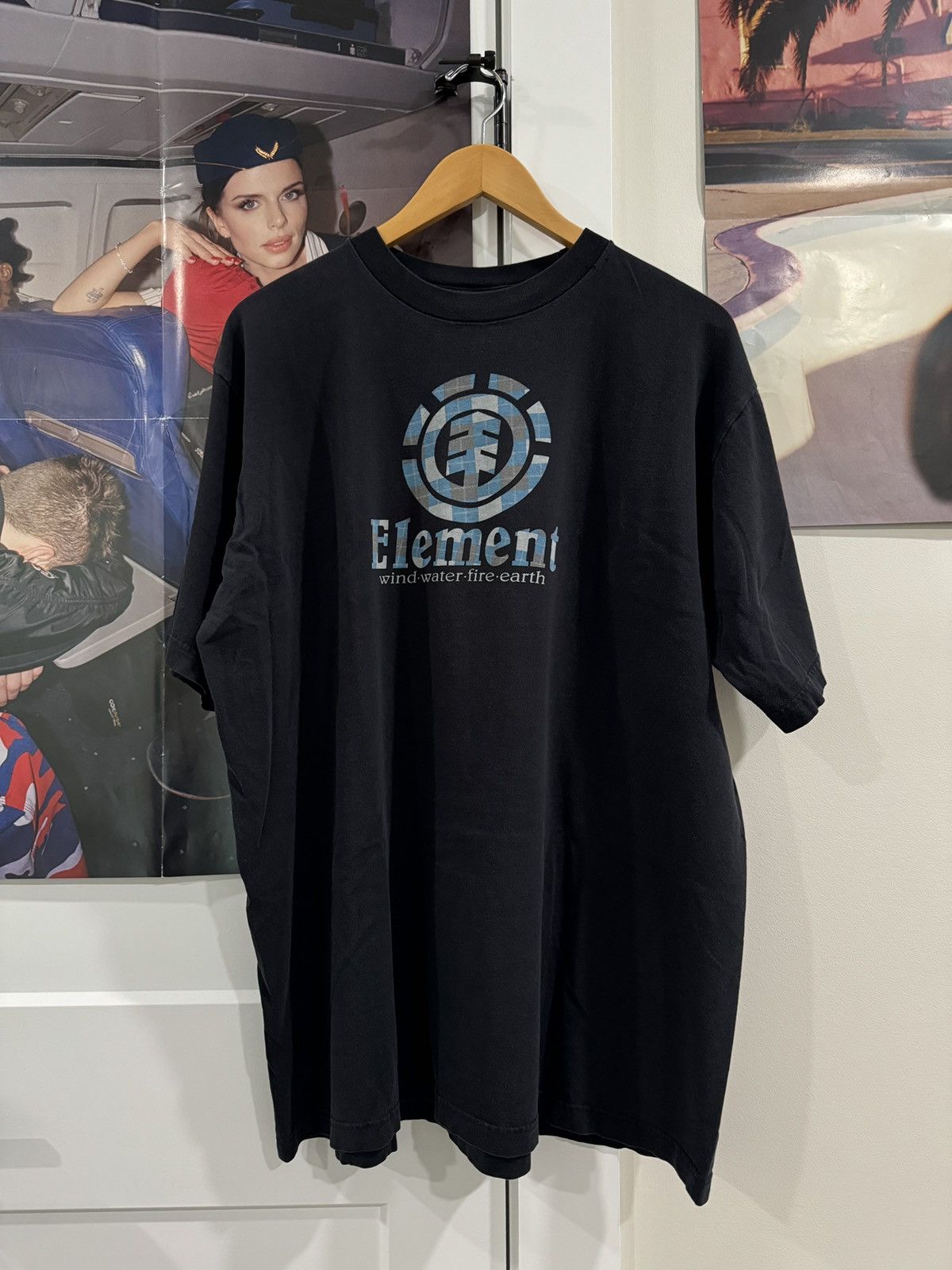 Element × Streetwear × Vintage Vintage Element Plaid Tee | Grailed