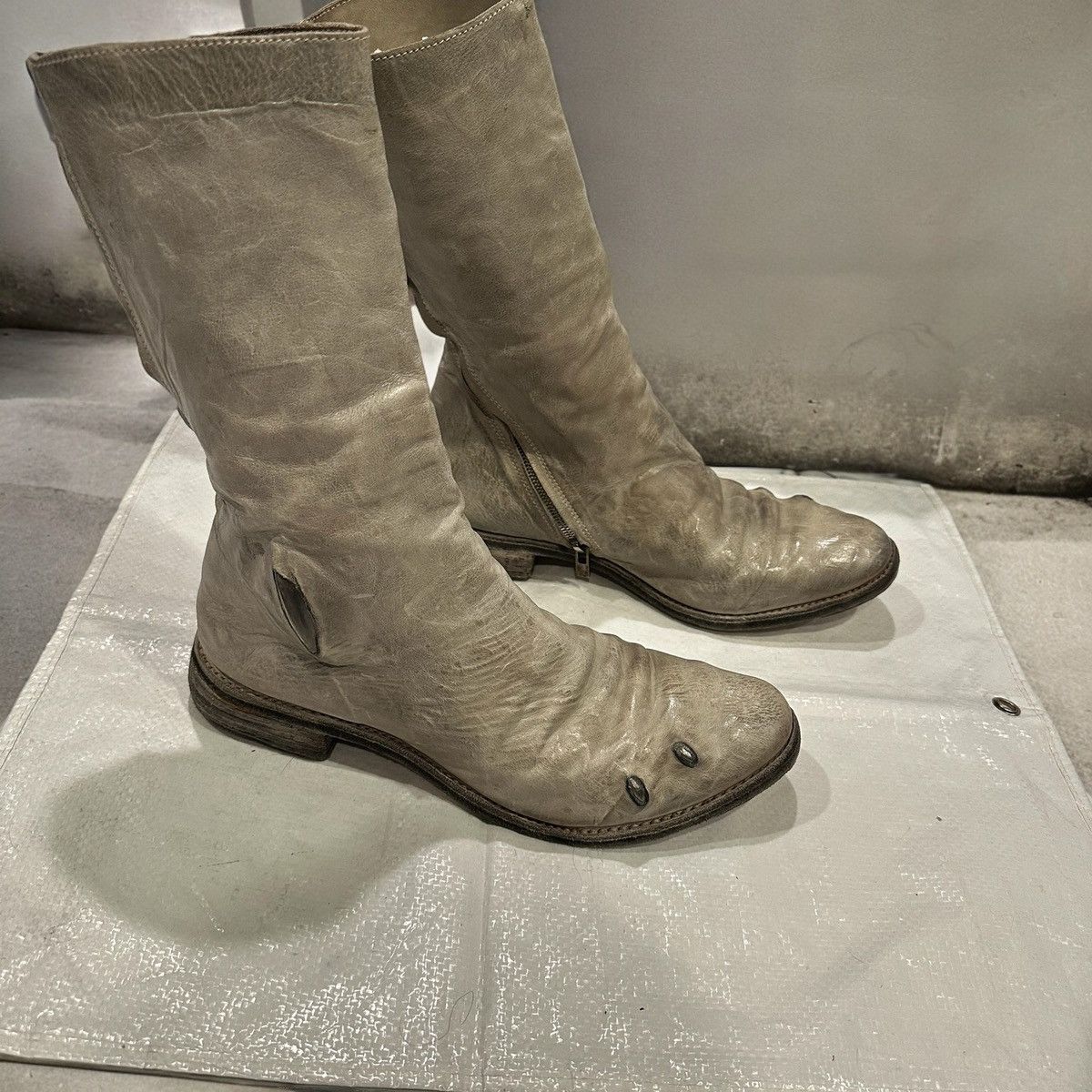 Carol Christian Poell Carol Christian Poell Prosthetic Tornado Boots ...