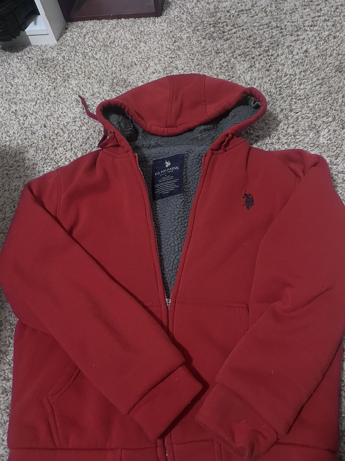 Polo Ralph Lauren × U.S. Polo Assn. Red polo Ralph Lauren jacket | Grailed