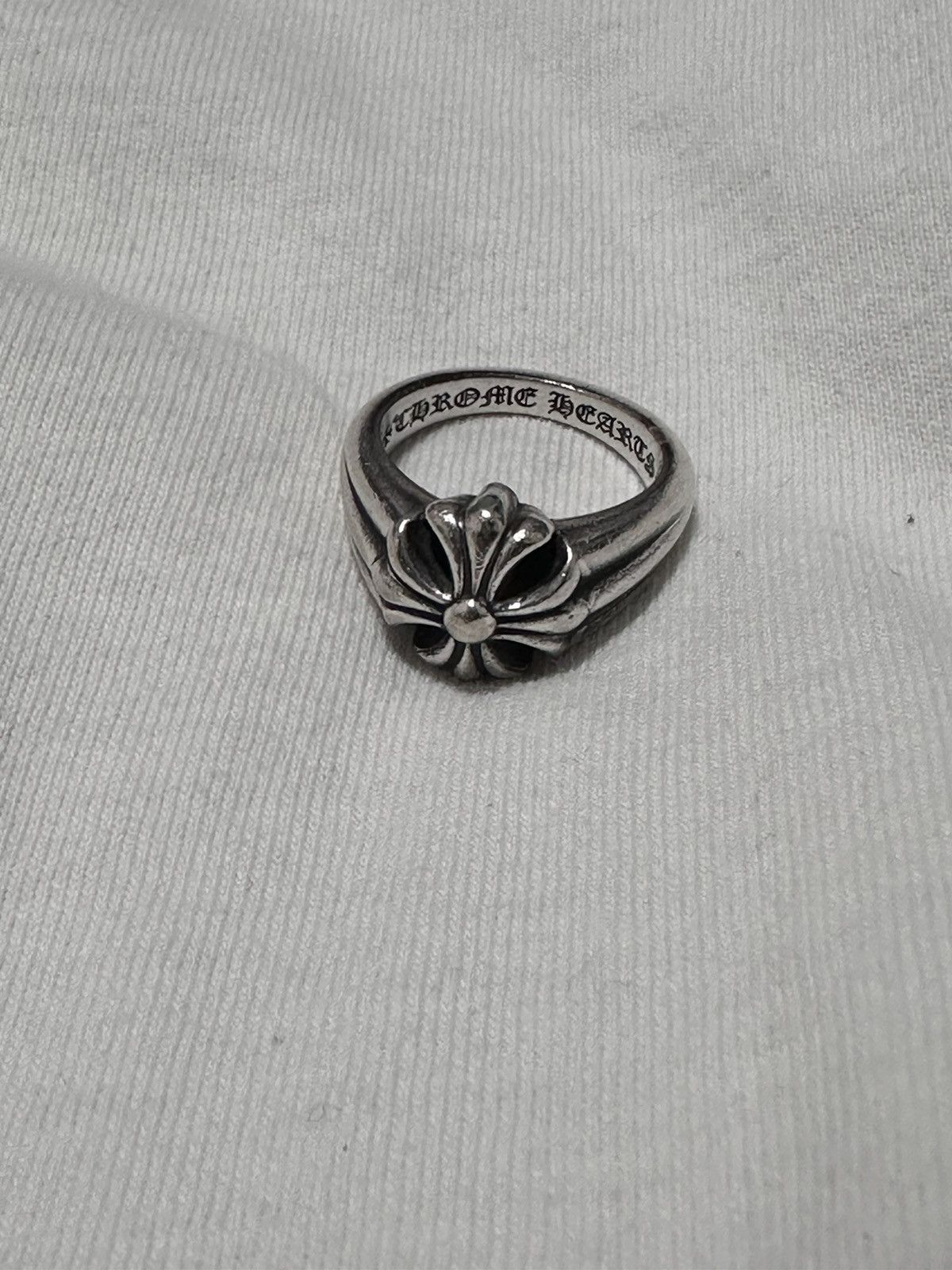 Chrome Hearts Chrome Hearts Cutout Plus Ring | Grailed