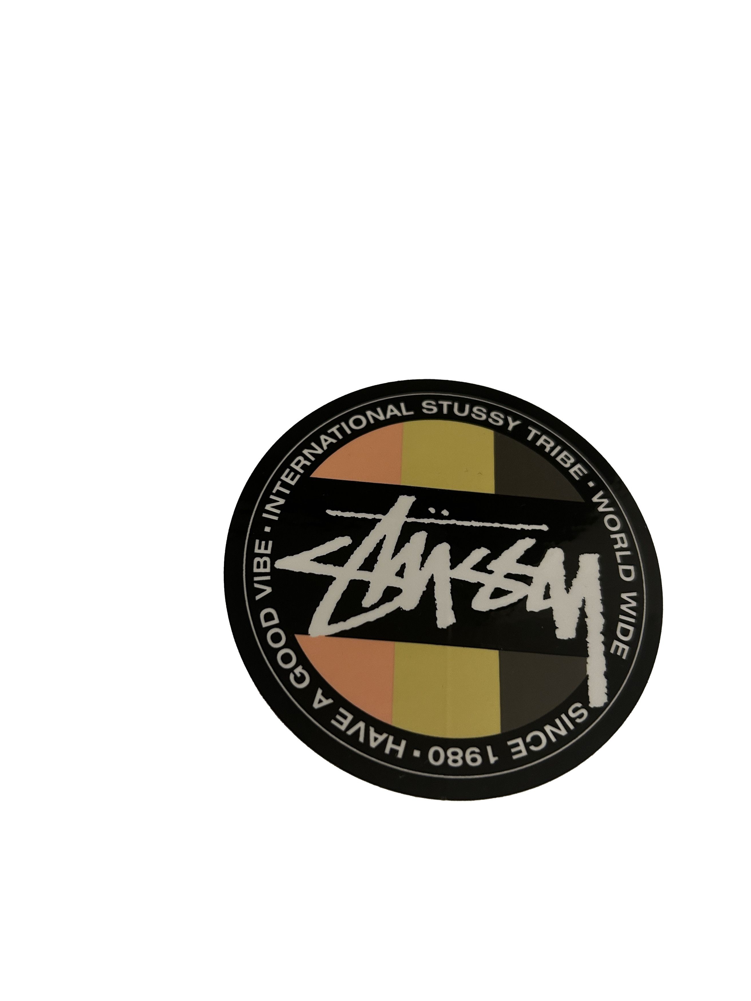 Stussy stussy circle sticker multi | Grailed