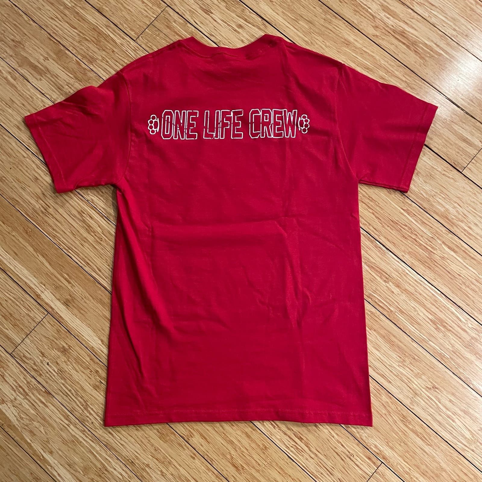 Fruit Of The Loom One Life Crew T-Shirt hardcore merch sxe integrity ...