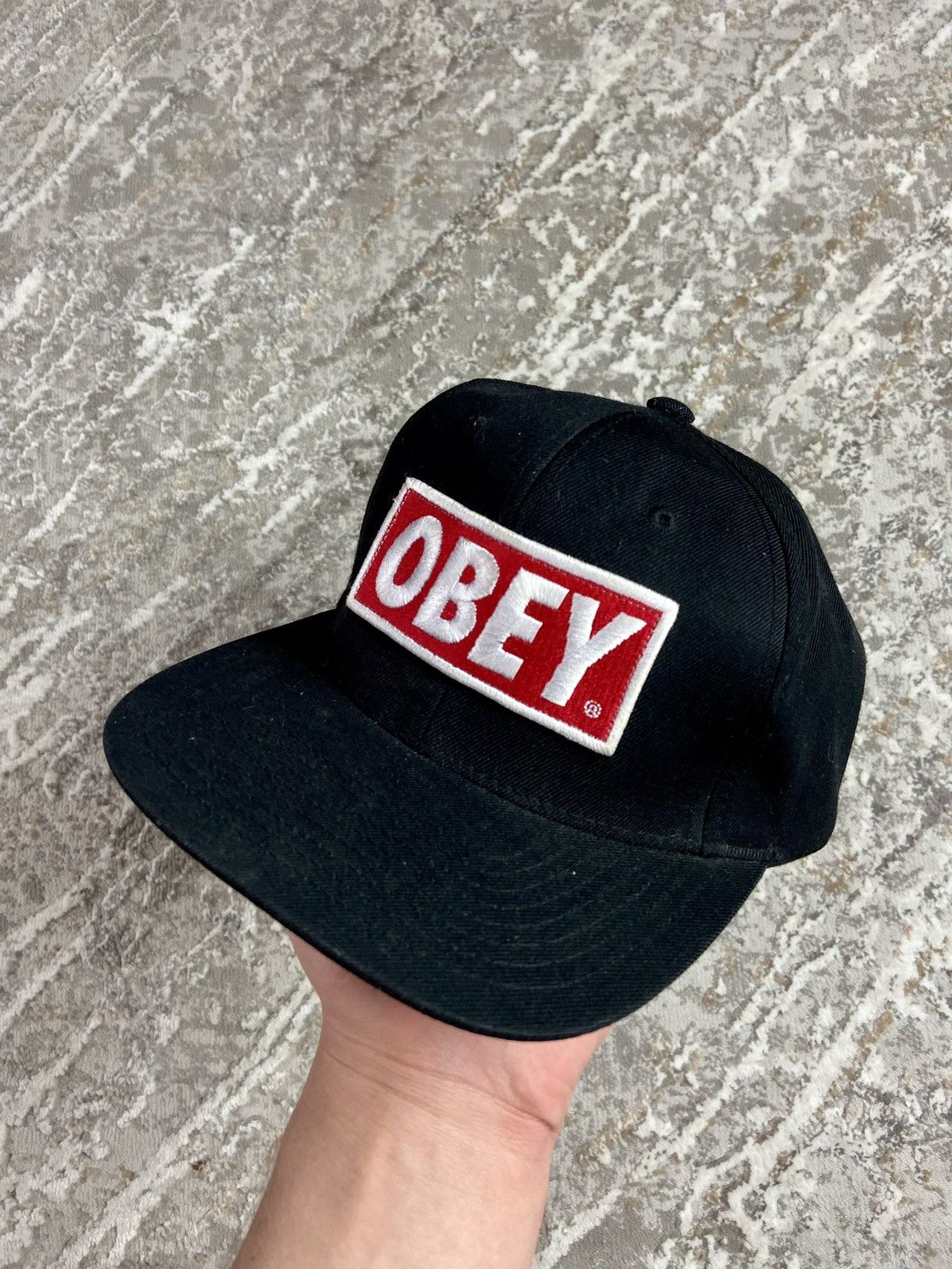 Japanese Brand × Obey × Streetwear Obey Snapback Cap Big Logo | Grailed