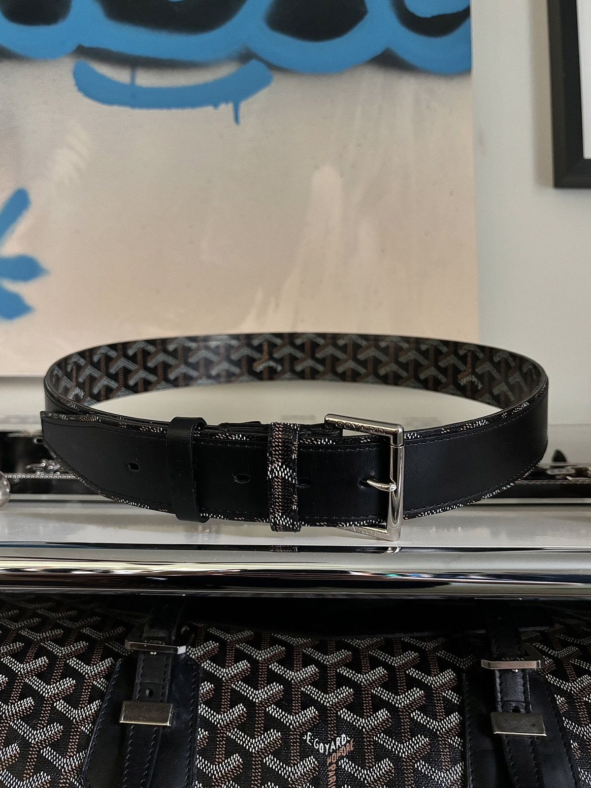 Goyard GOYARD FLORIDA LEATHER BELT | Grailed