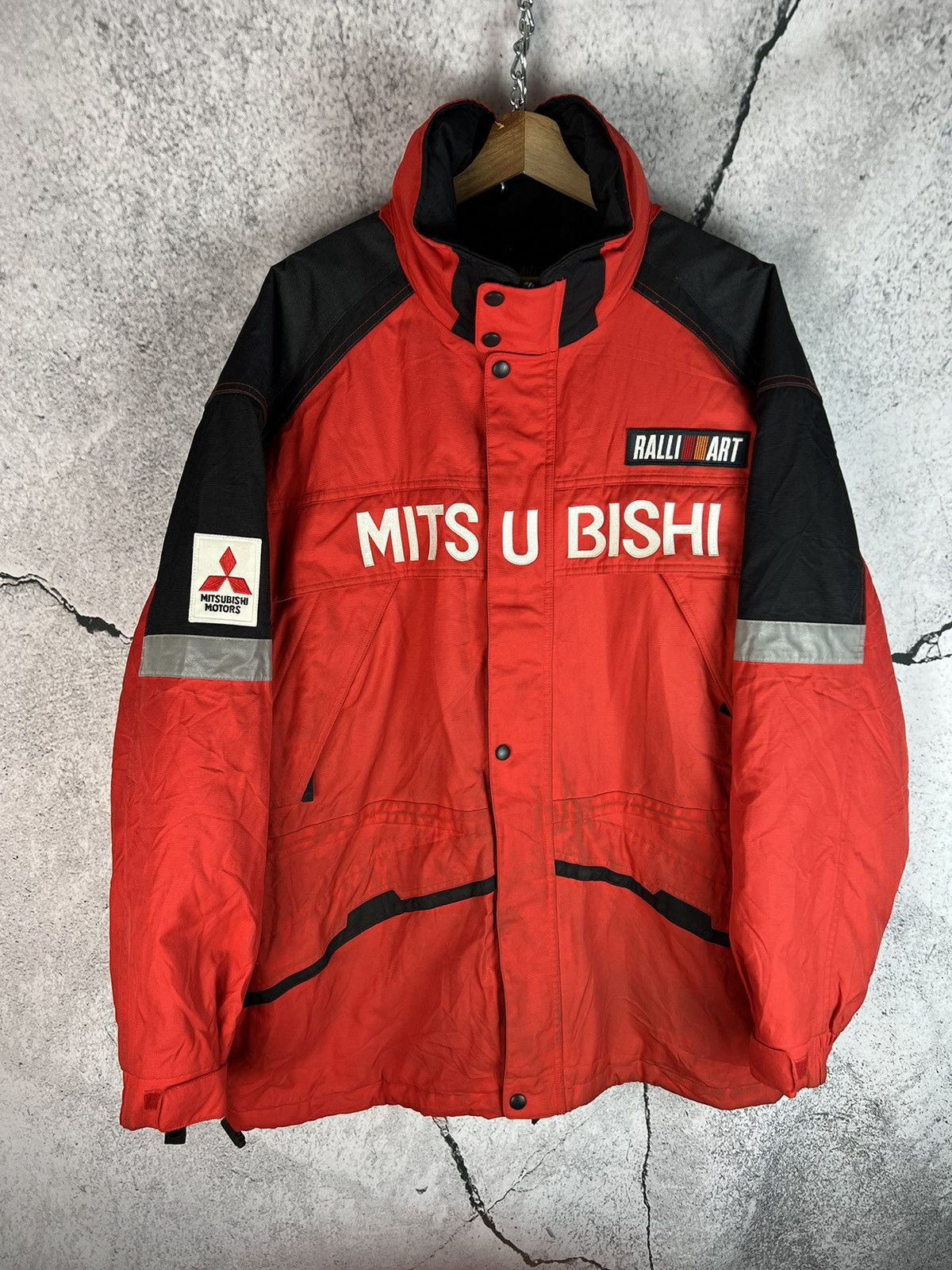 Japanese Brand × Racing × Rare VINTAGE 1990s MITSUBISHI RALLY ART HODIE ...
