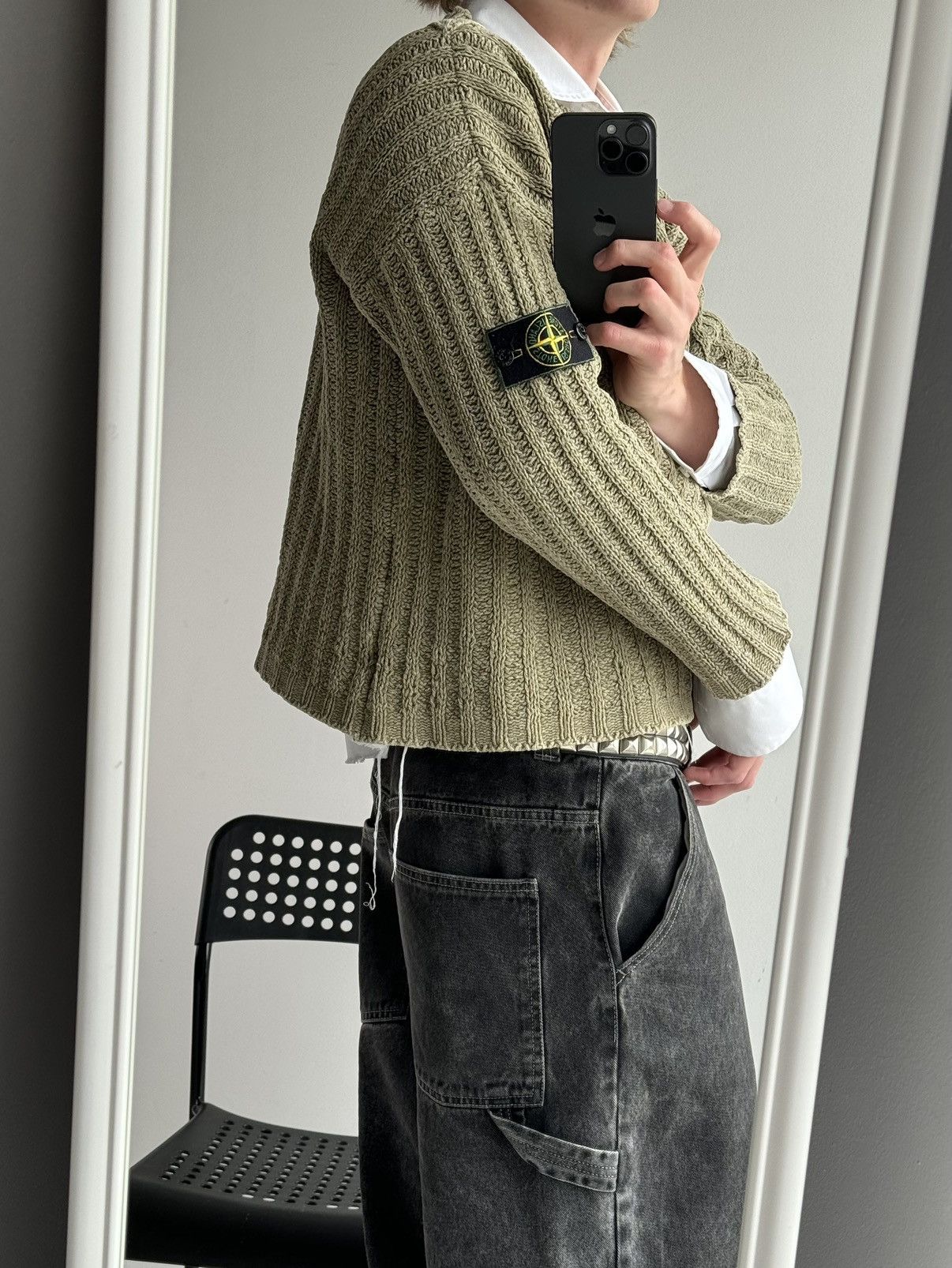 Massimo Osti × Stone Island × Vintage Very Rare Vintage Stone Island Knit Sweater Old Money Hype ...