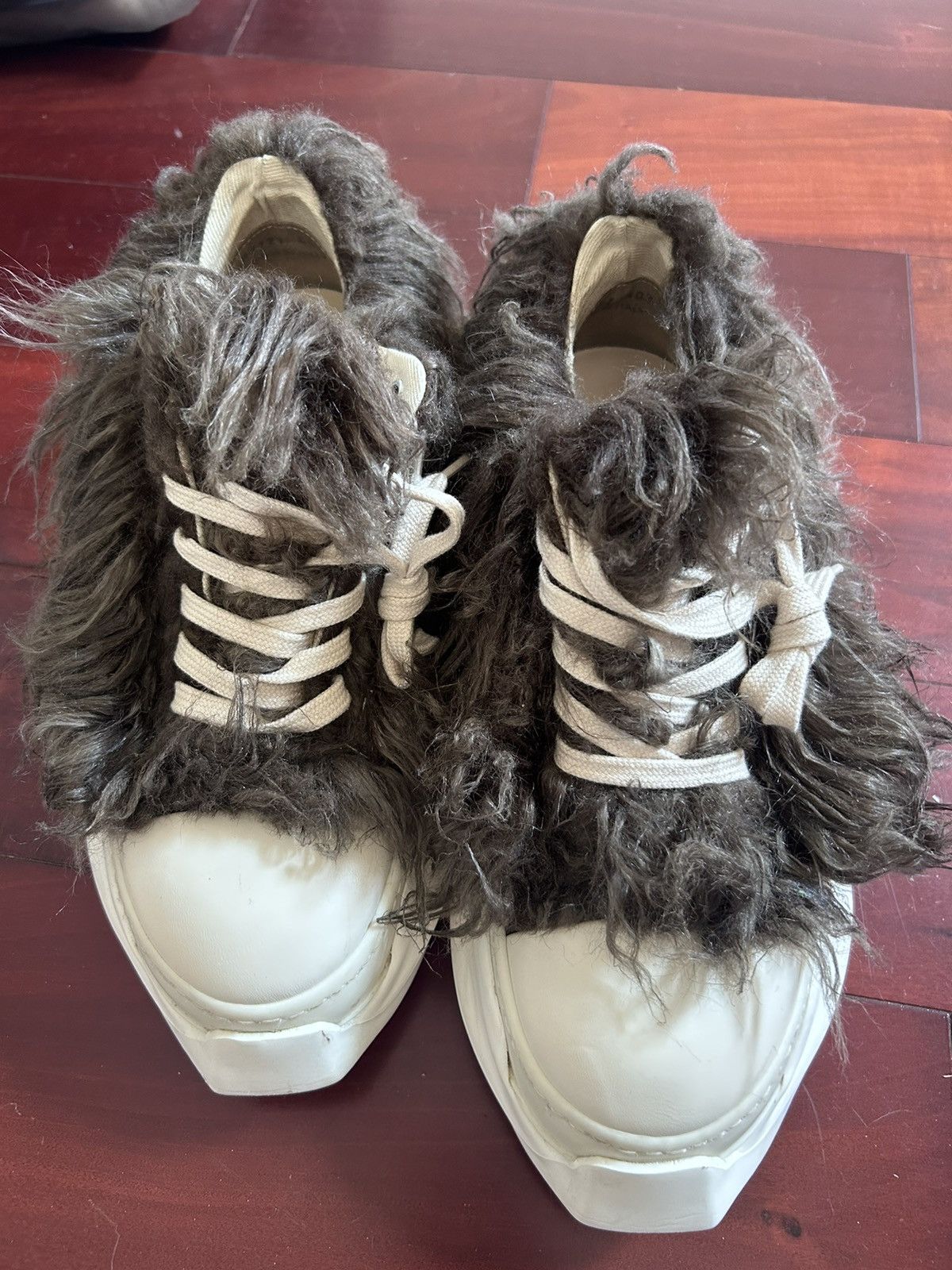 Rick Owens × Rick Owens Drkshdw Rick Owens Abstract Dust Hairy Ramones ...