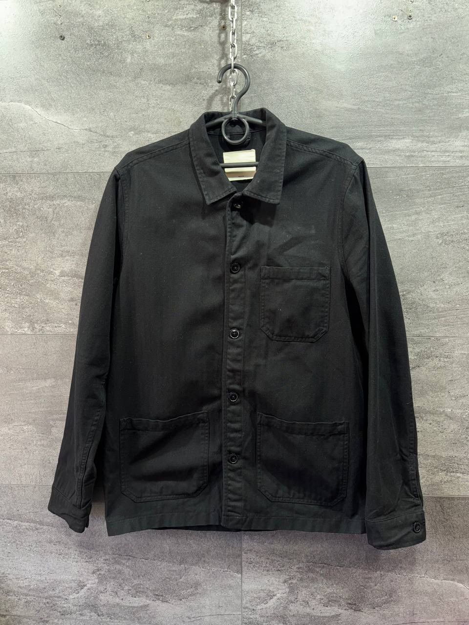 A Day's March A Day's March Herringbone Overshirt Black | Grailed