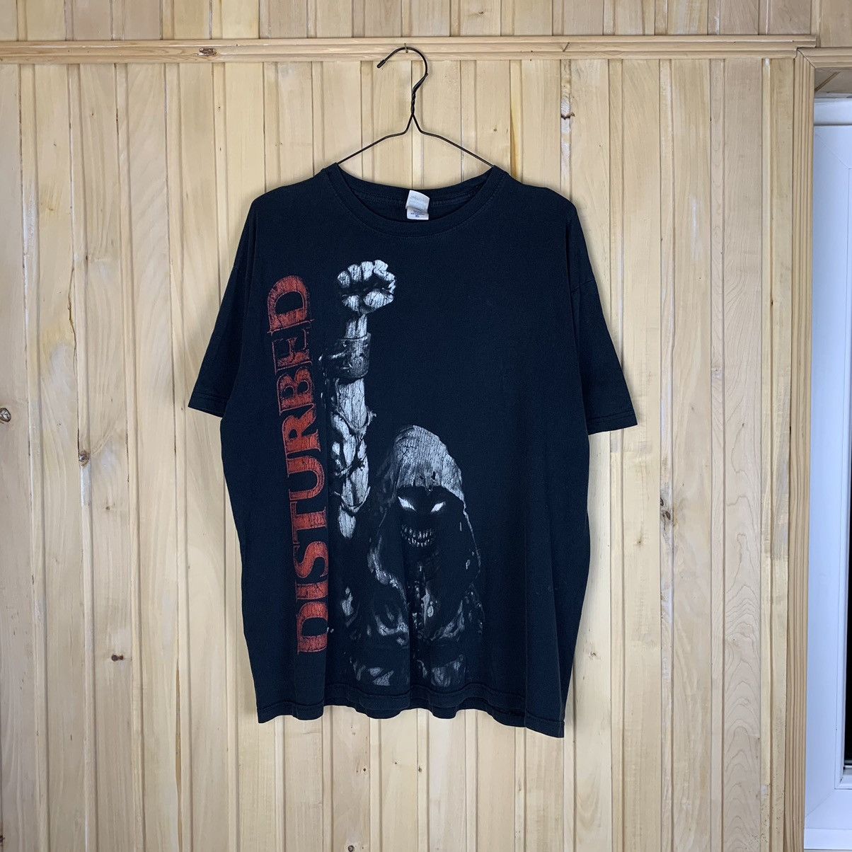 Vintage Rare ! Vintage Disturbed Overprint Big Logo Tee | Grailed
