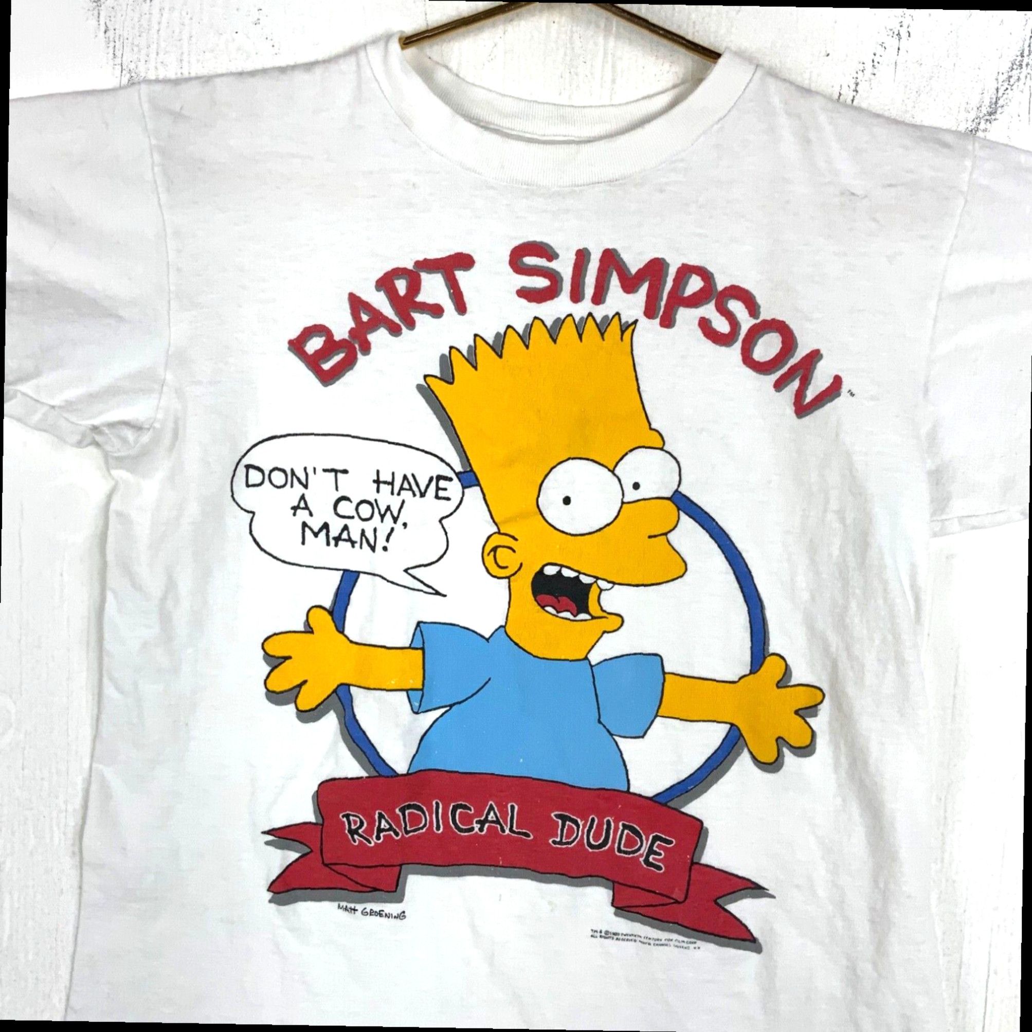 Vintage Authentic Retro 1989 Cartoon Character Medium Fit Vintage Style ...