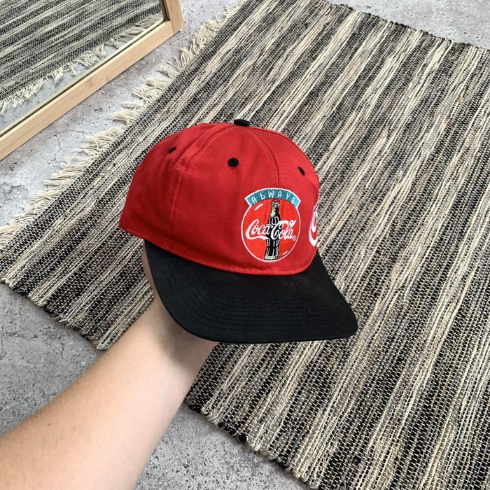 Vintage Vintage Coca Cola Y2K Red Baseball Embroidered Cap Hat | Grailed