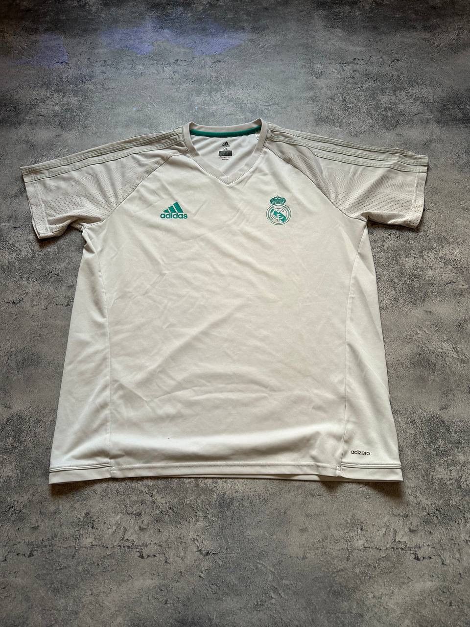 Adidas × Real Madrid REAL MADRID 2017 2018 TRAINING FOOTBALL SHIRT ...