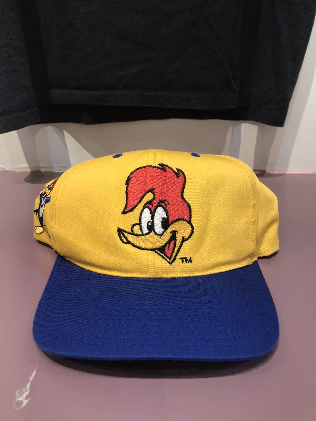 Vintage 1993 vintage woody American needle blockhead snapback hat | Grailed