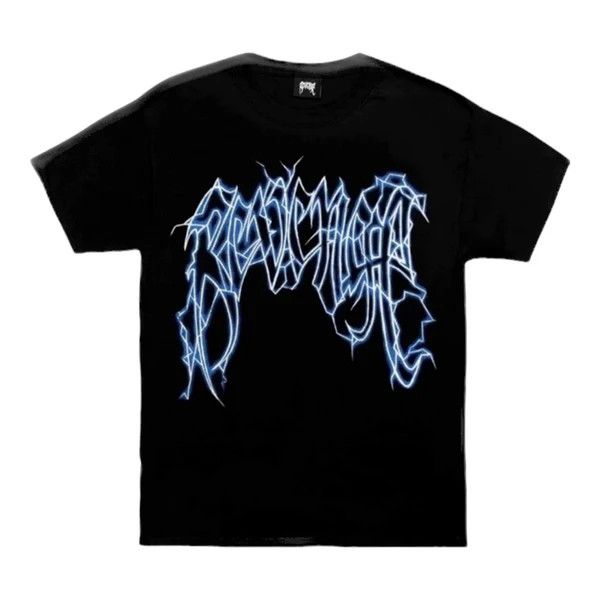 Revenge REVENGE BLUE LIGHTNING T-SHIRT | Grailed