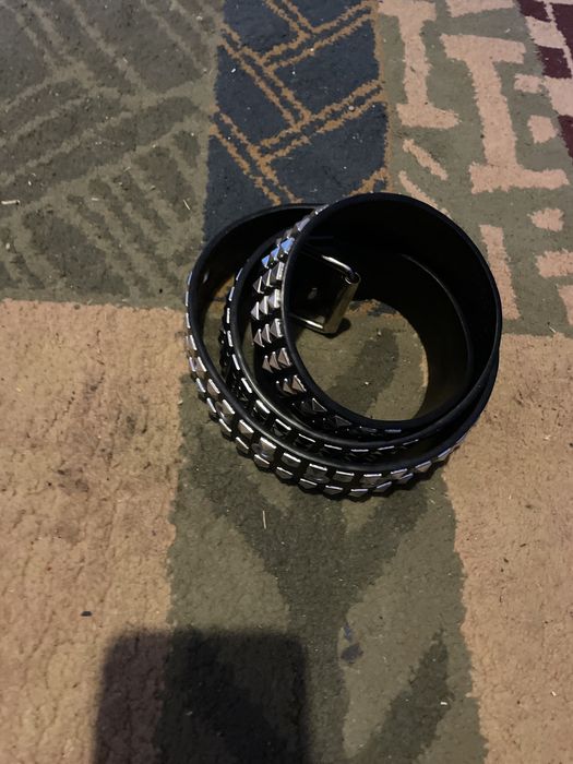 Streetwear Black studded belt | Grailed
