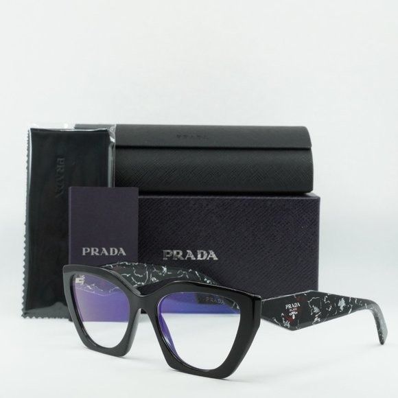 discount shop wholesale NEW PRADA PR26YS 1AB08N 54MM BLUE LIGHT BLOCK EYEGLASSES