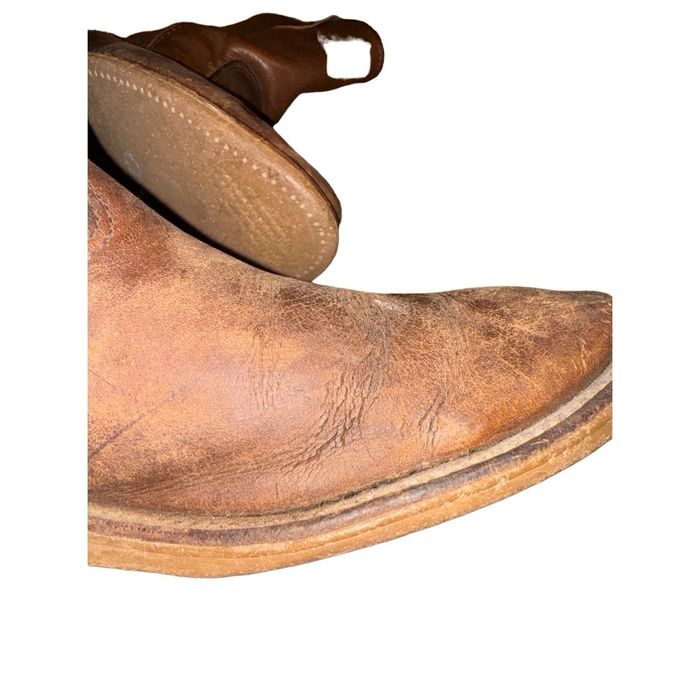 Red Wing Vintage Red Wing Boots Brown Leather Roper Cowboy Boots Size ...