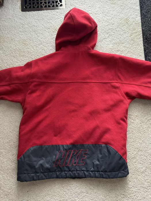 Nike Red/Black Vintage Nike Reversible Jacket | Grailed