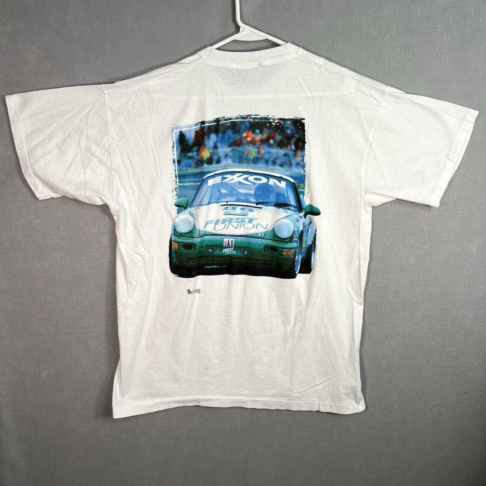 Screen Stars Vintage 90s First Union Porsche 911 Racing Car IMSA T ...