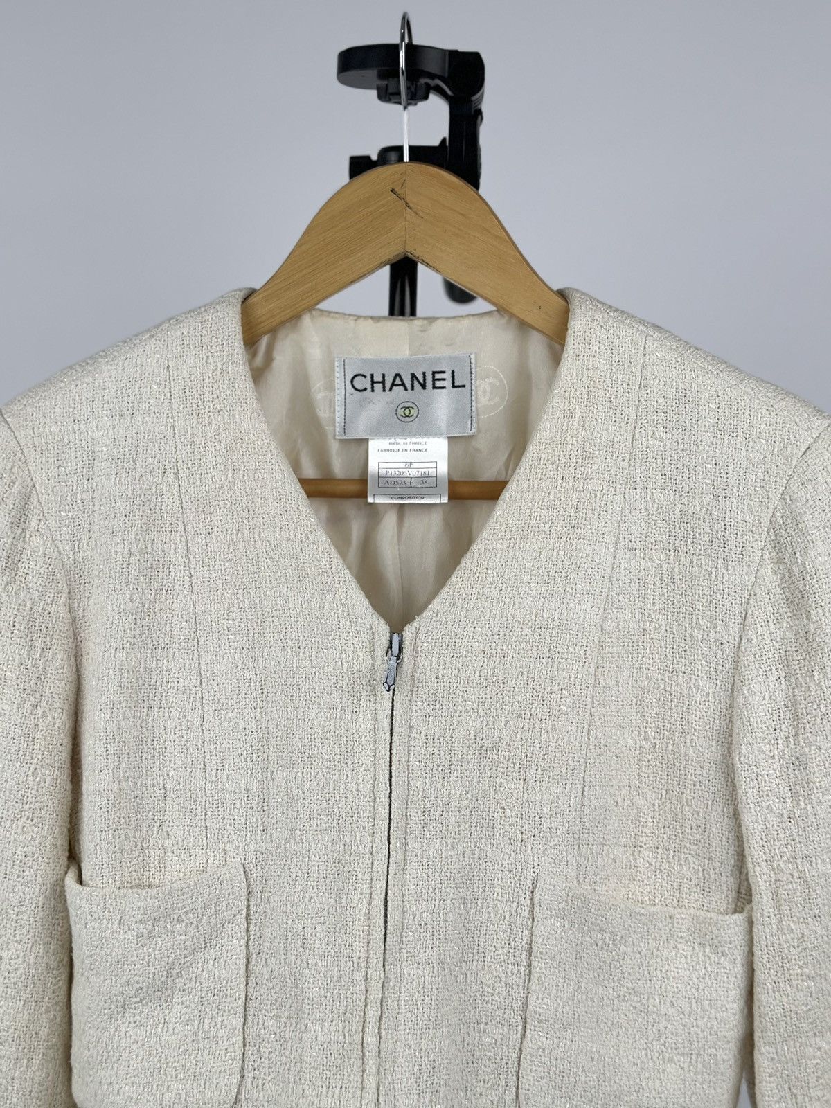 Chanel Chanel 1999S/S Boucle Tweed Weaving Blazer | Grailed