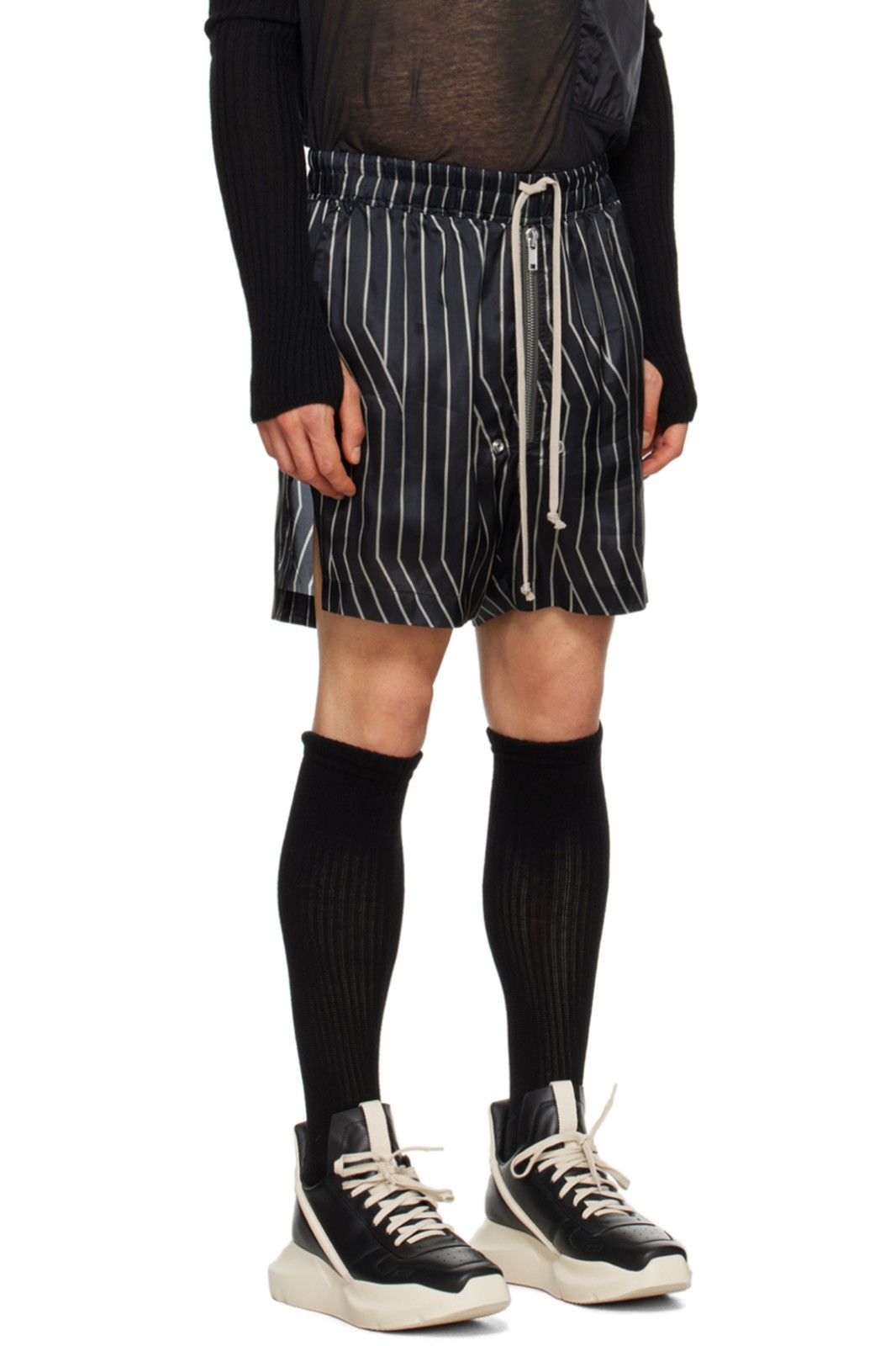 Rick Owens SS23 Edfu Striped Bela Boxer Shorts NWT | Grailed