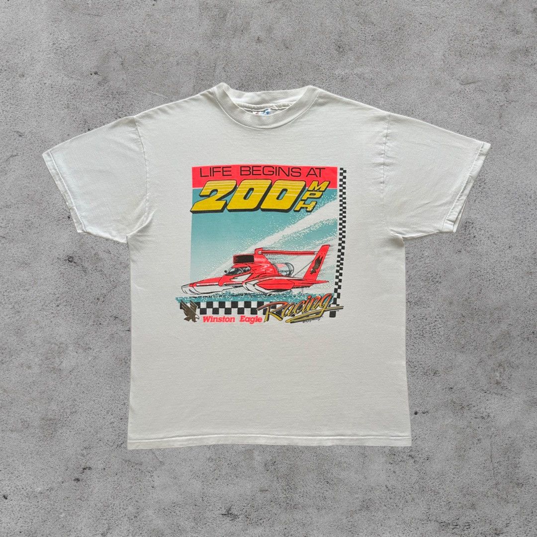Racing × Vintage Vintage 90s 1992 200MPH Boat Racing T Shirt | Grailed