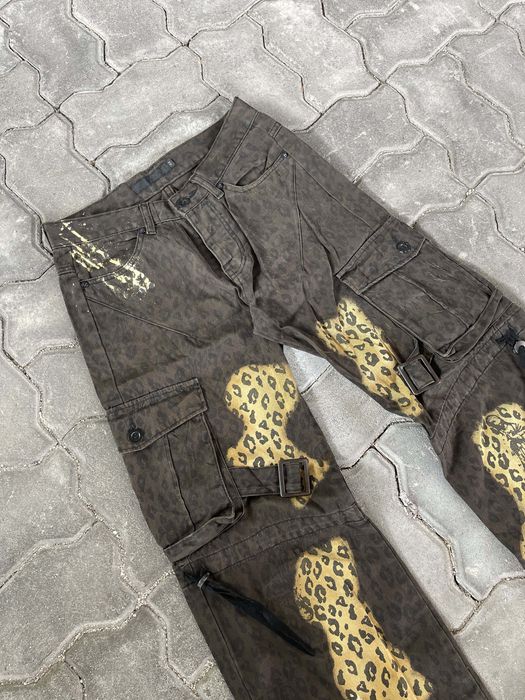 Hysteric Glamour FUGA Brand Snake Skin Leopard Batik Bondage Parachute ...