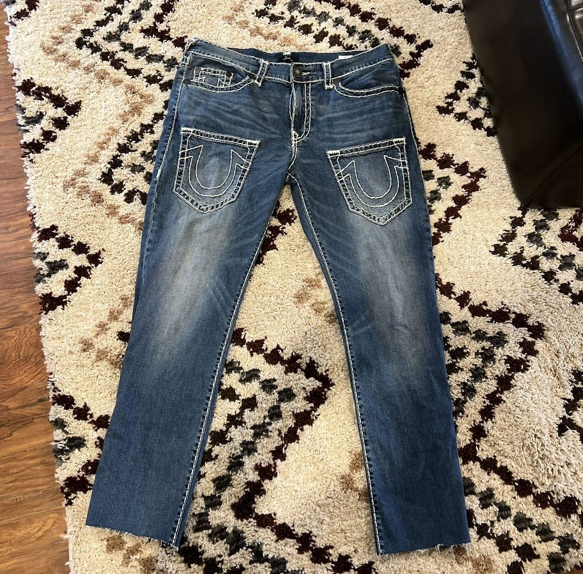 True Religion True Religion RICKY SUPER T 7-POCKET STRAIGHT JEAN | Grailed