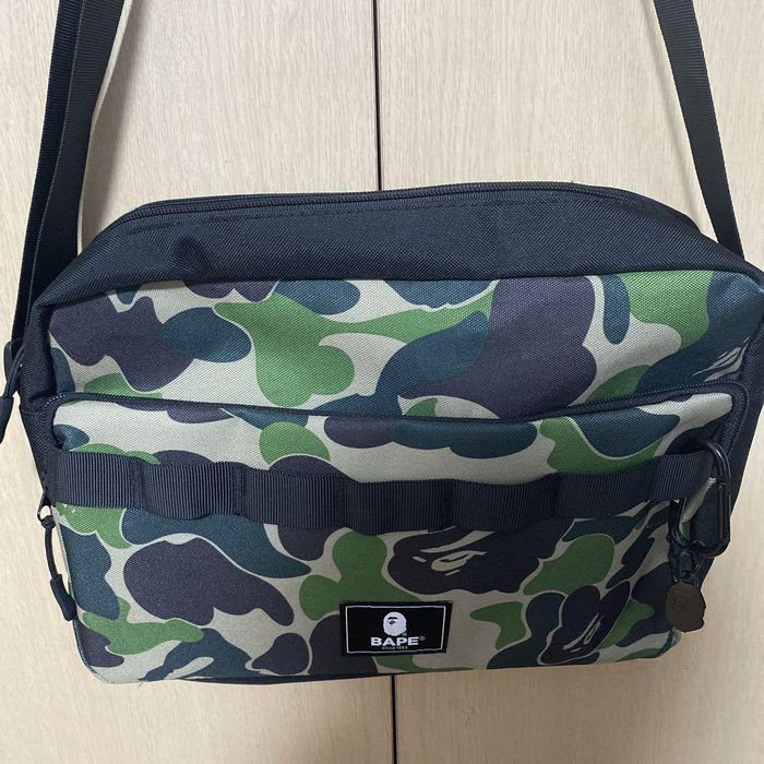 Bape BAPE Camo Patch Logo Shoulder Bag | Grailed