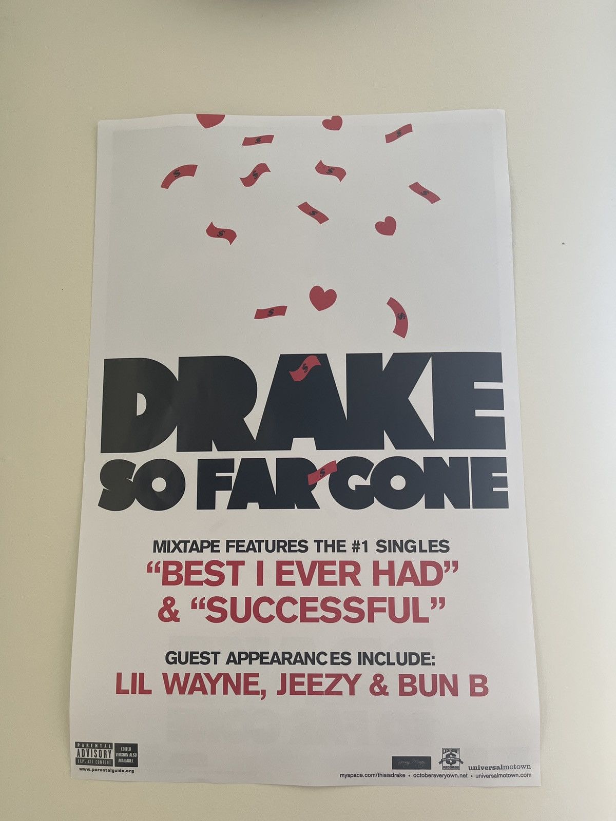 Drake Rare 2009 Promo So Far Gone Drake OVO Poster | Grailed