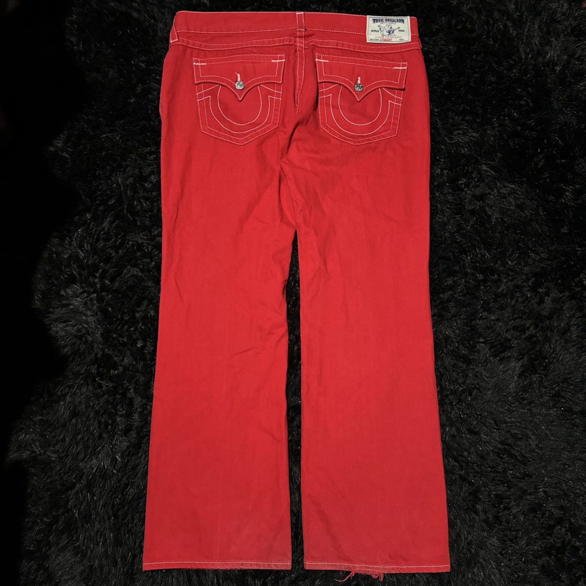 Streetwear × True Religion × Vintage Vintage Red True Religion baggy ...