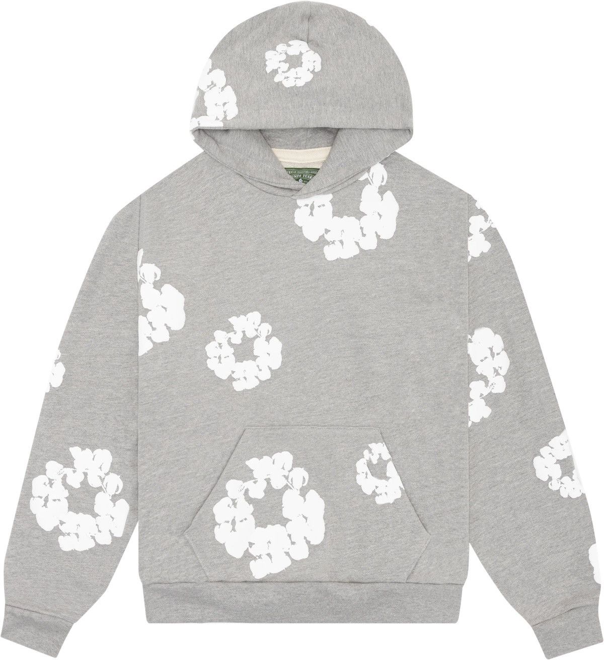 DENIM TEARS Denim Tears Cotton Wreath Hoodie Grey | Grailed