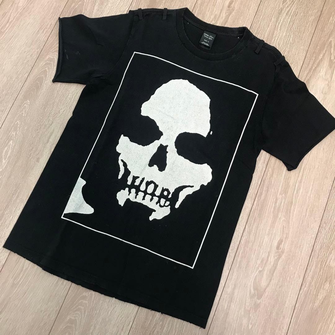 Number (N)ine NUMBER (N)INE 06ss WELCOME TO THE SHADOW Skull Tee Size 2 | Grailed
