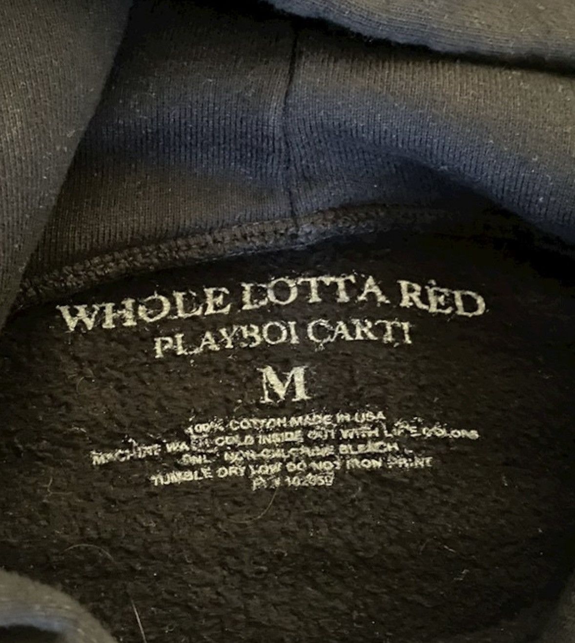 Streetwear Playboi Carti Hand/Jesus Hoodie - Whole Lotta Red | Grailed