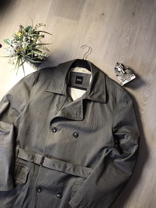 Hugo Boss Hugo Boss Metal colour Trench Coat | Grailed