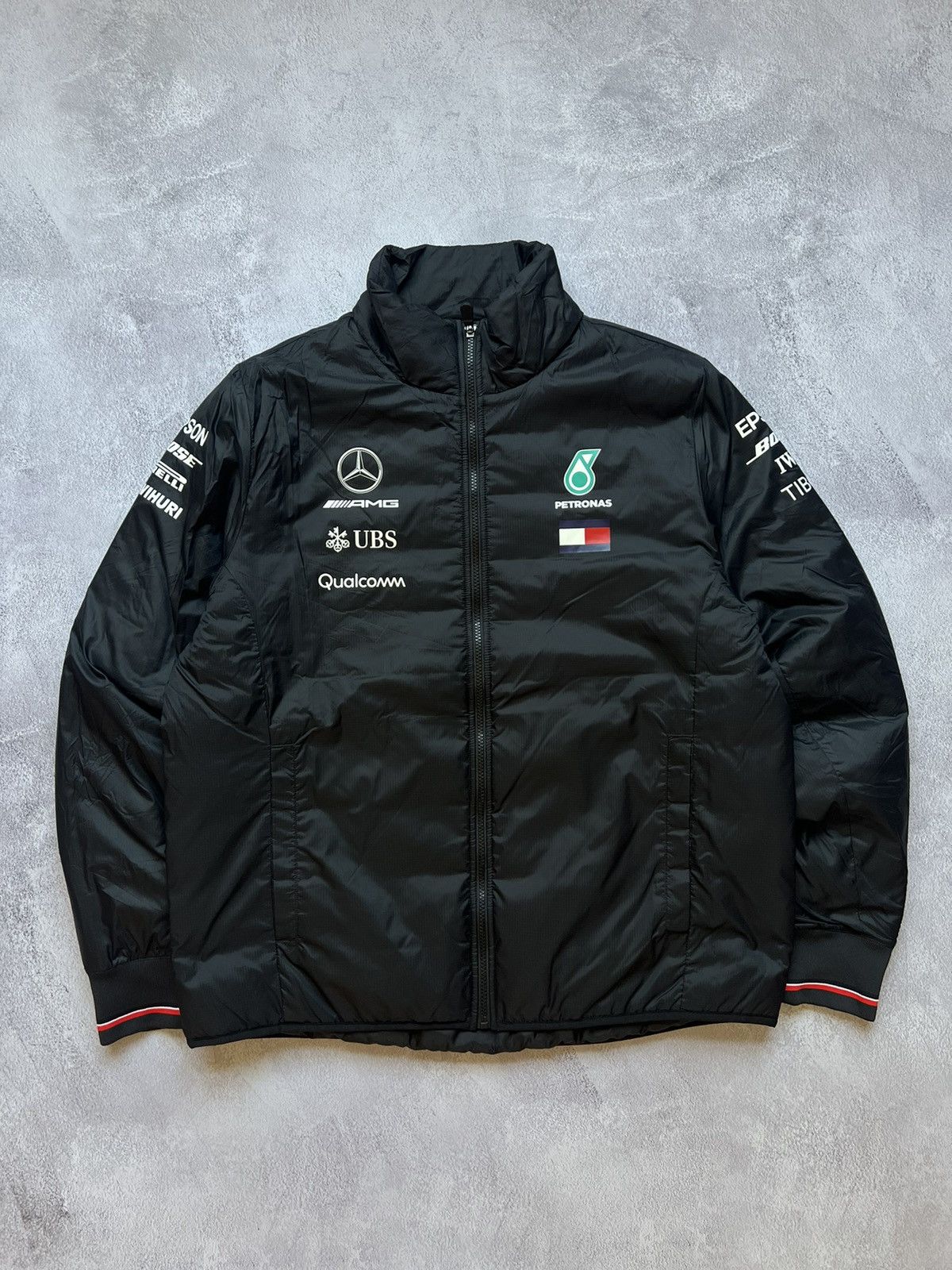 Mercedes-Benz Mercedes AMG Petronas F1 Racing Motorsport Puffer Jacket ...