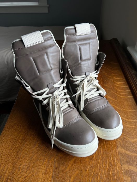 Rick Owens Rick Owens Dust/Milk Geobaskets - Size 45 | Grailed